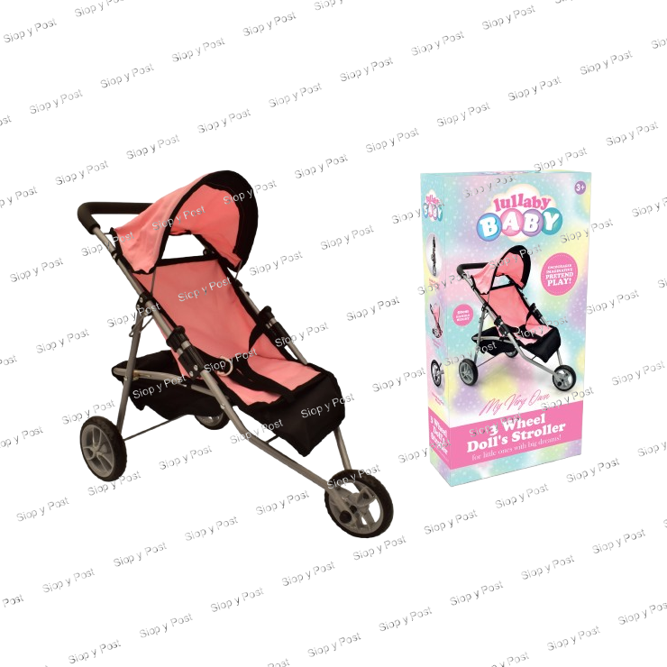 3 Wheel Doll's Stroller – Siop Y Post