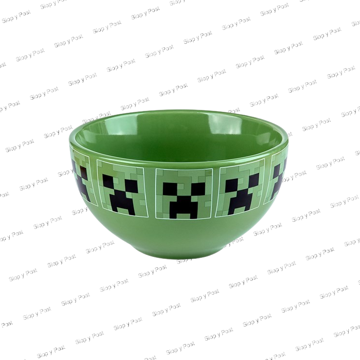 Minecraft cereal bowl – Siop Y Post